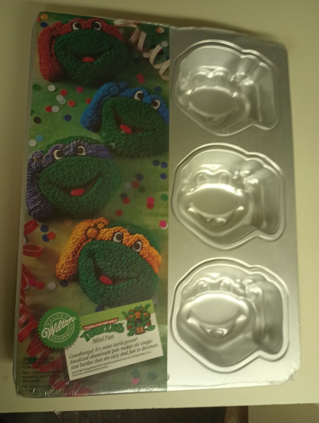 Teenage Mutant Ninja Turtles 1990 Wilton Mini Cake Pans - Etsy
