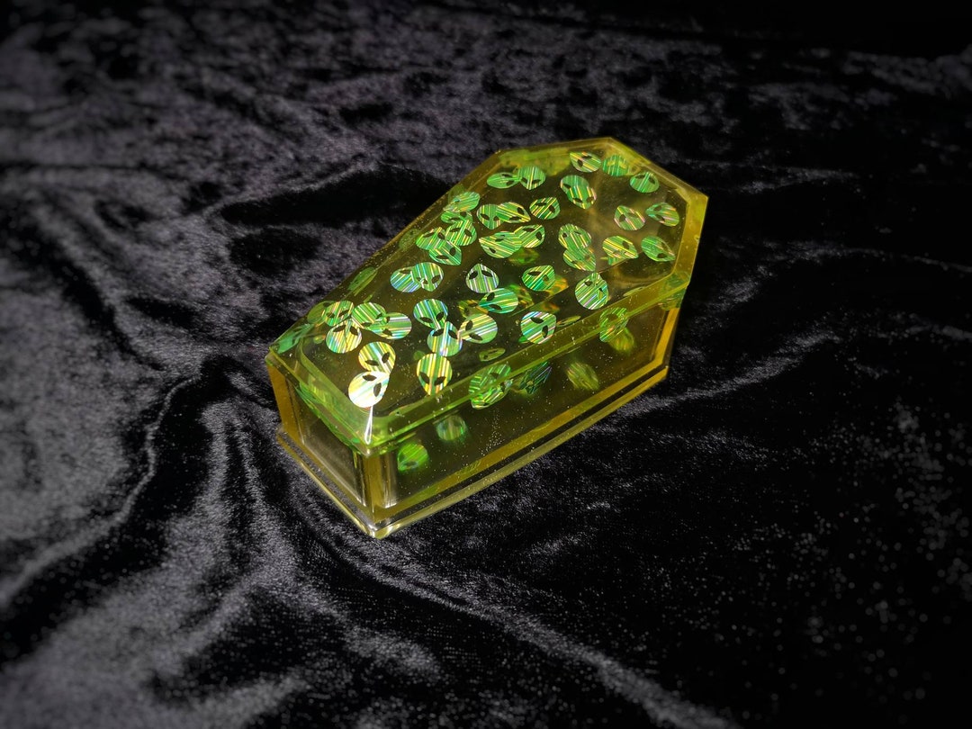 Holographic Alien Coffin Trinket Box - Etsy UK