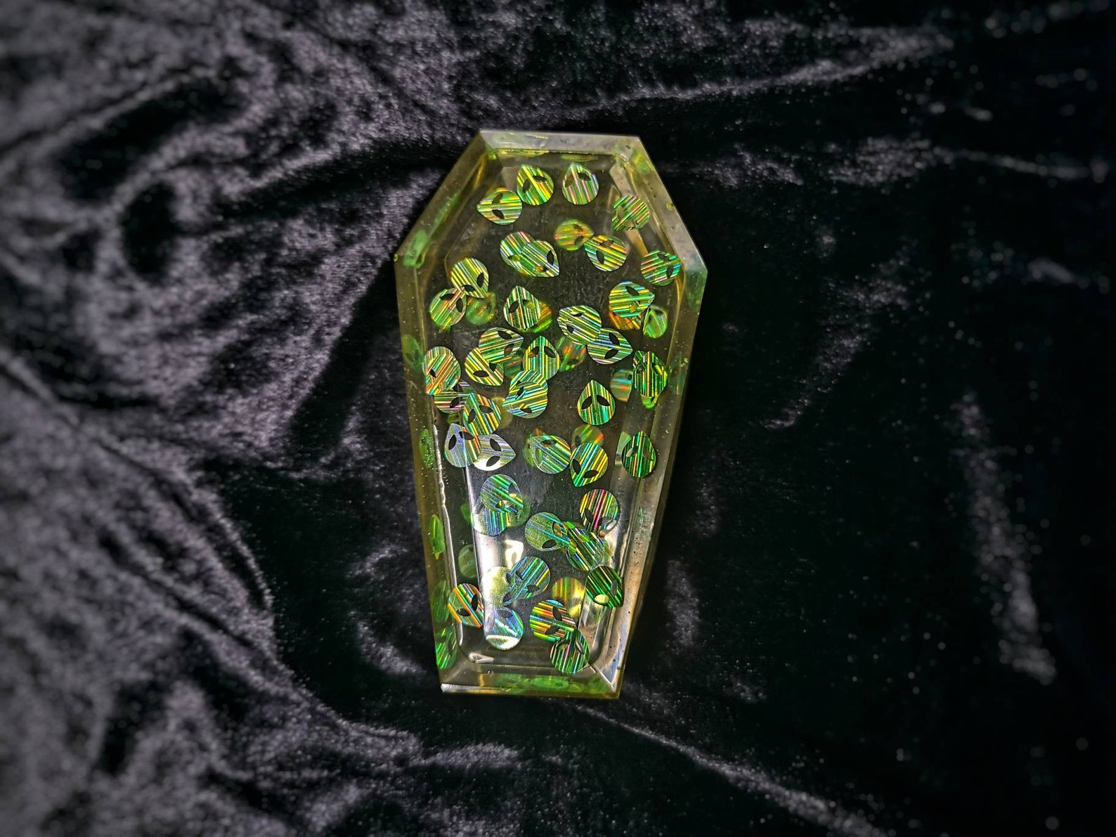 Holographic Alien Coffin Trinket Box - Etsy UK