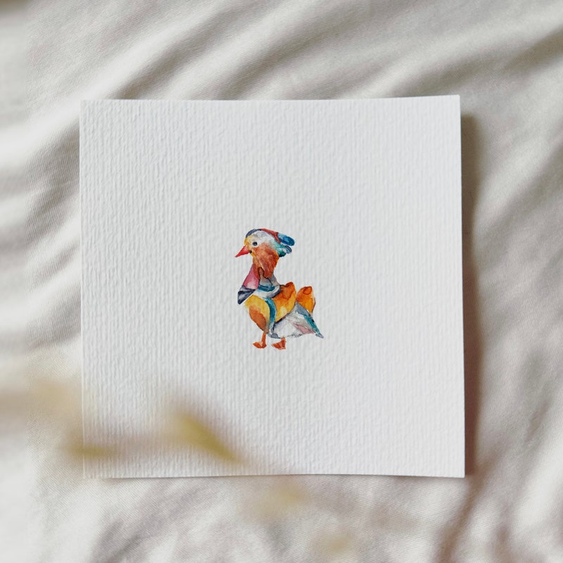 Mandarin Duck Art - Etsy