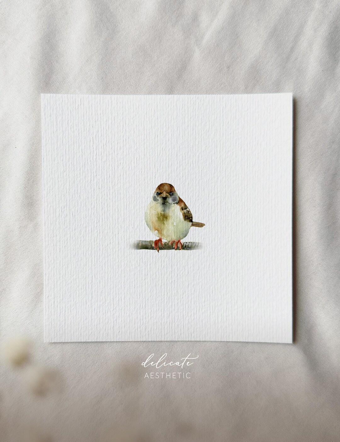 The Little Singer: Sparrow | Miniature Art Print | Print After My ...