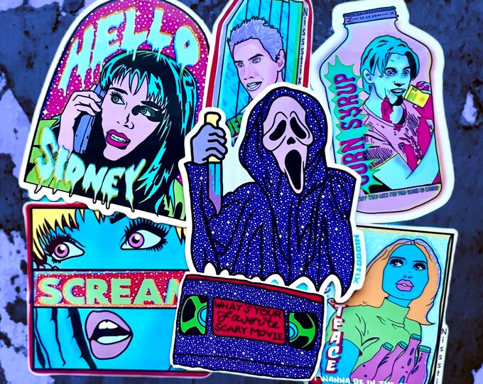 Scream 2 Sticker Pack Etsy