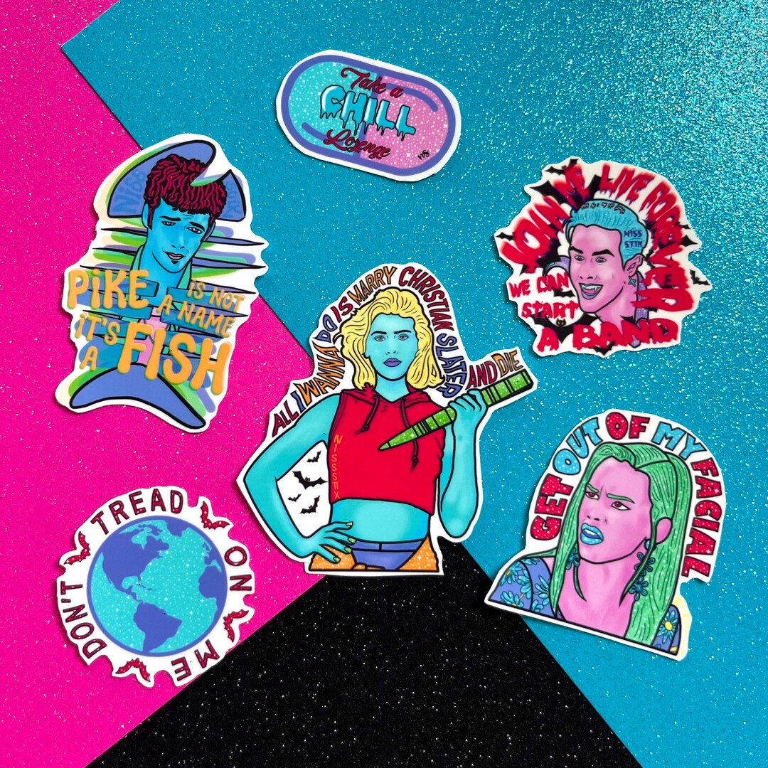Buffy the Vampire Slayer 6 Pc. Vinyl Sticker Set | Halloween Horror ...