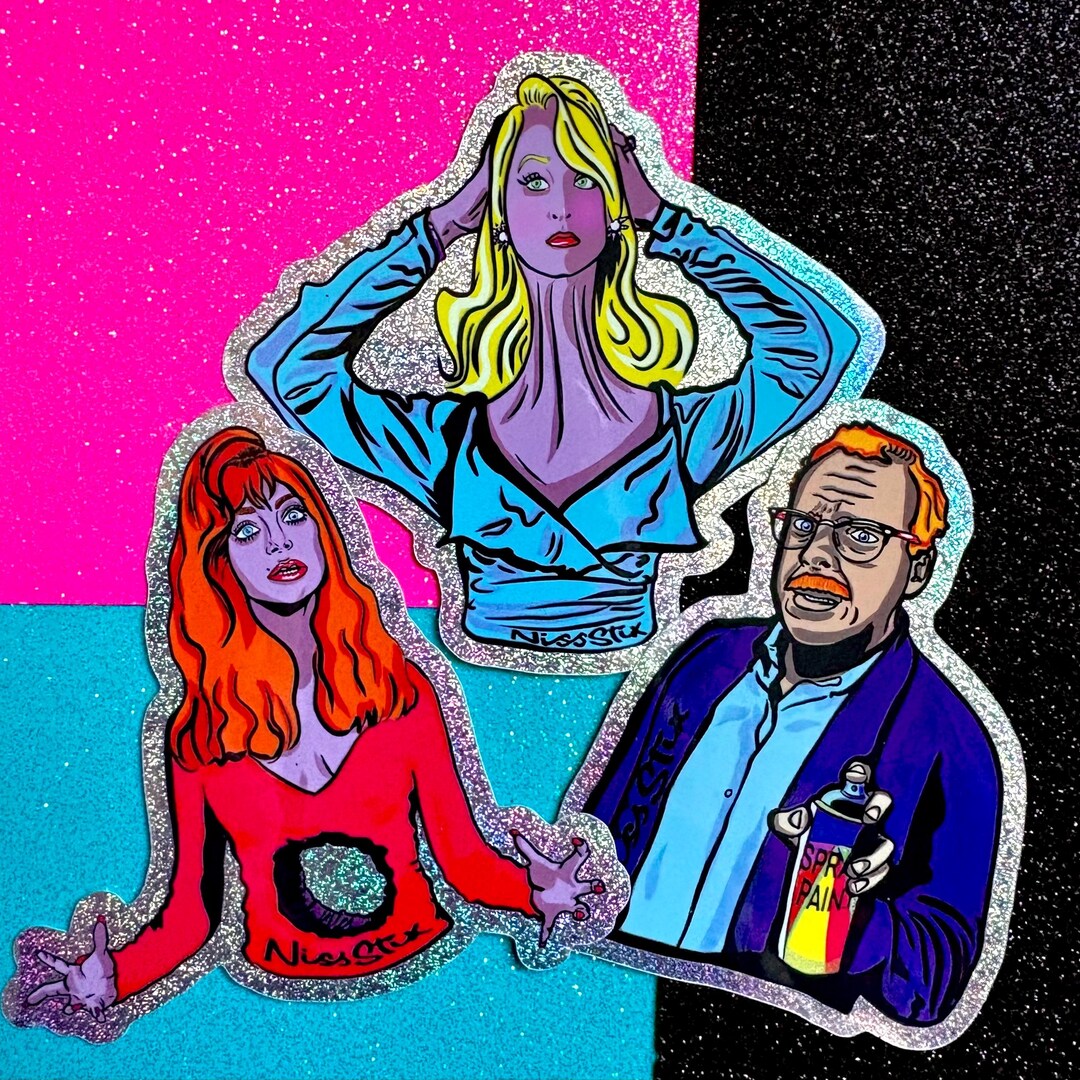 Death Becomes Her Sticker Set | Cult Classic Horror Stickers | Camp ...