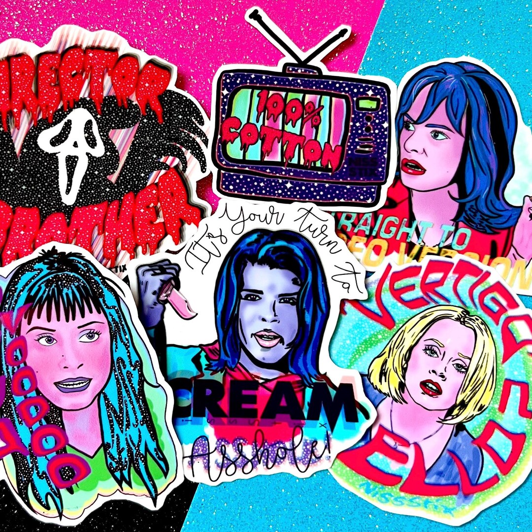 Scream 3 Sticker Set: Water-resistant Vinyl Decals - Etsy