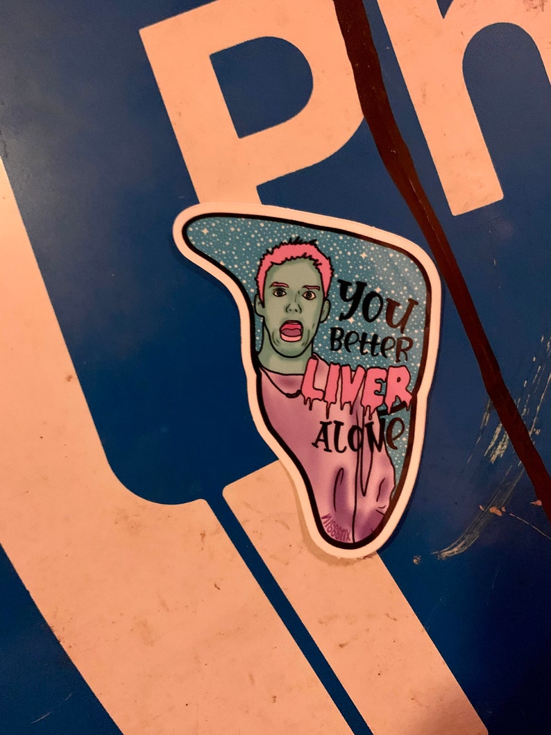 Stu Macher Scream Sticker: Glossy Vinyl Cult Classic - Etsy