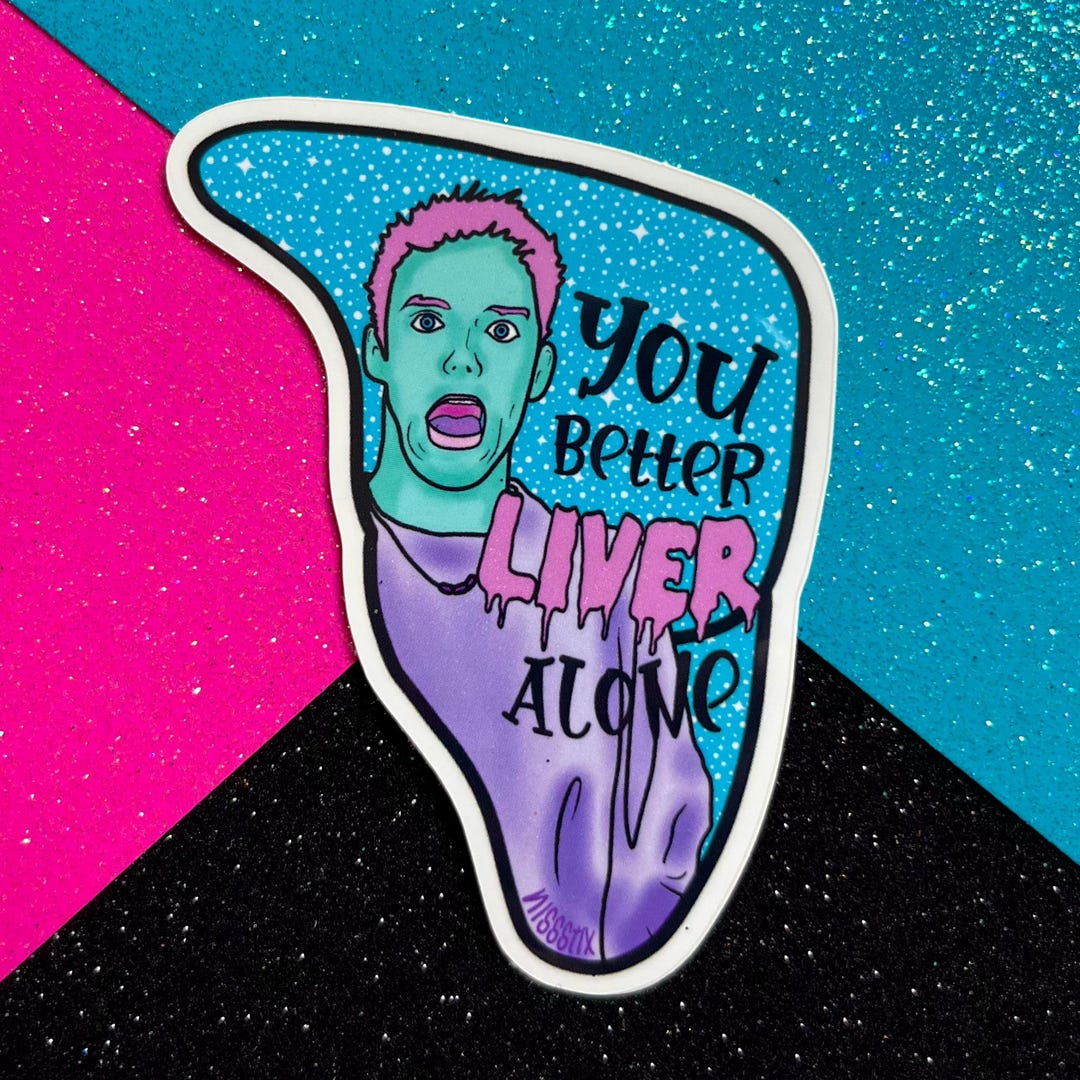 Stu Macher Scream Sticker: Glossy Vinyl Cult Classic - Etsy