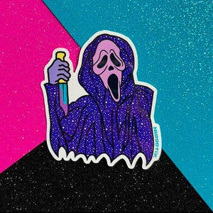 Scream Movie Sticker Pack: 90s Horror Film, Water-resistant Vinyl (8 Pc ...