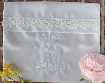 Fits Over Your Chair, LDS Temple Envelope *wide Lace Pocket* Temple Bag ...
