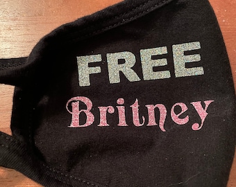 Free Britney Face Mask - Etsy