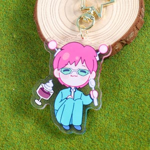 Saiki K Acrylic Keychain - Etsy
