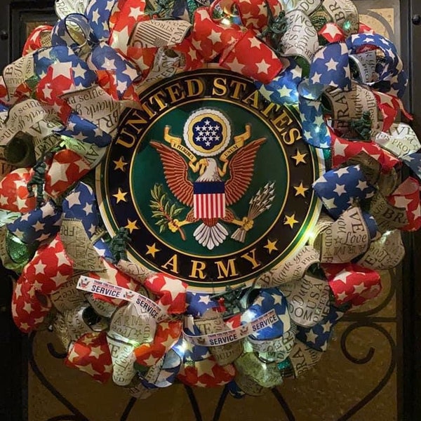 Army Wreath - Etsy