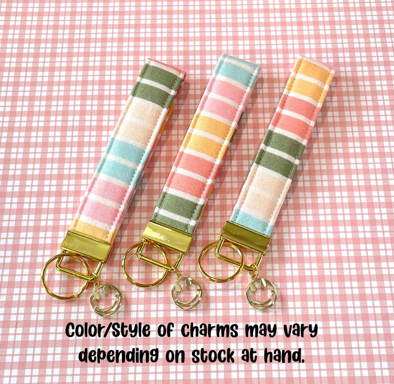 Retro Smiley Faces Key Fobs Keychain Wristlet Key Fobs Fun - Etsy