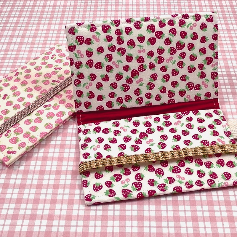 Strawberry Wallet - Etsy