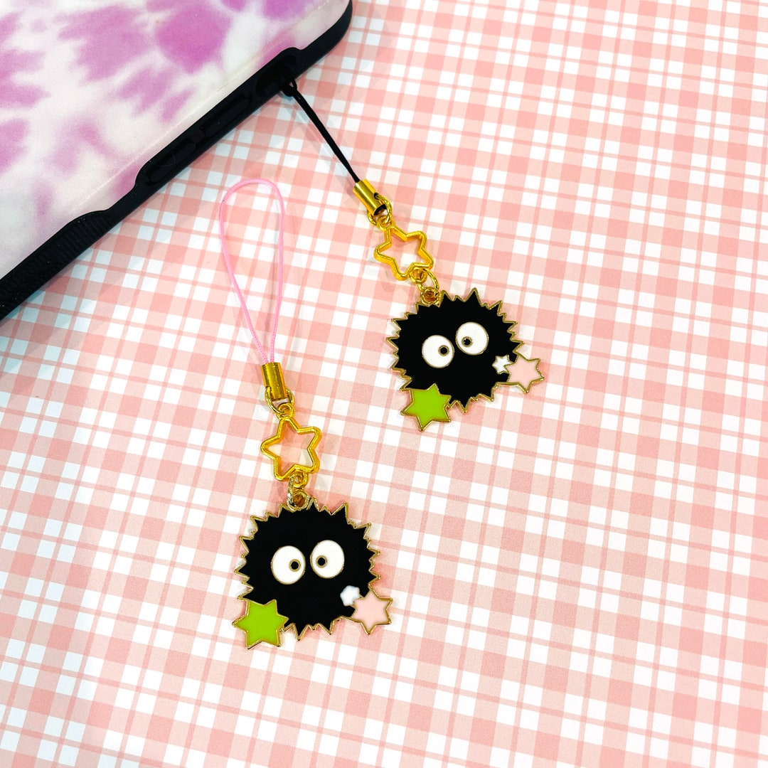 Soot Sprite Phone Charm, Kawaii Sprite Phone Charm, Switch Charm ...