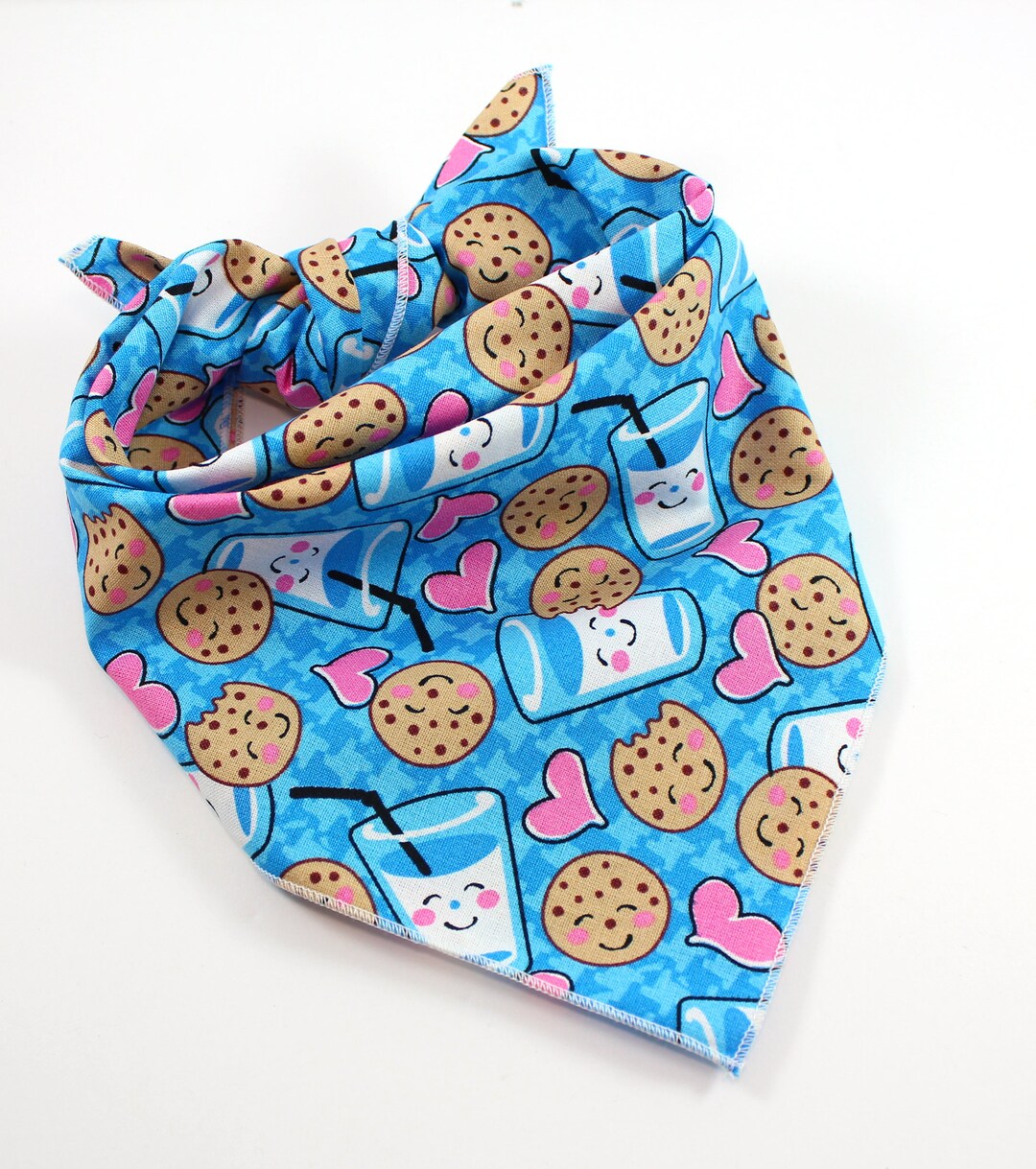 Dog Bandana Pet Bandanas Milk and Cookies Bandana, Sweet Treats, I Love ...