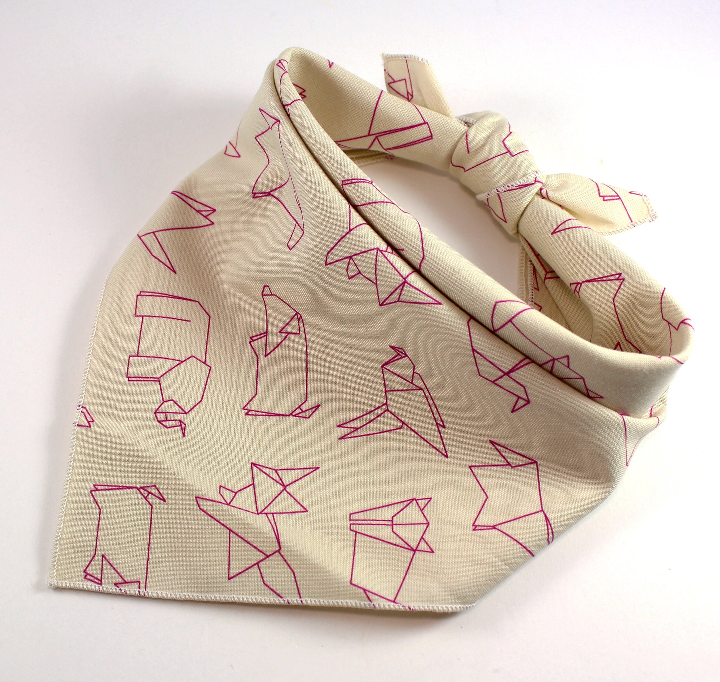 Dog Bandana Pet Bandanas Origami Animals Dog Bandana - Etsy