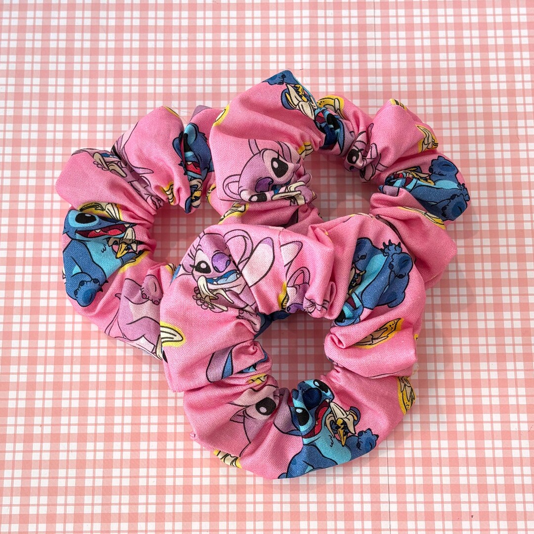 Stitch & Angel Hair Scrunchie 626 Stitch, Aloha Stitch, Disney's Stitch ...