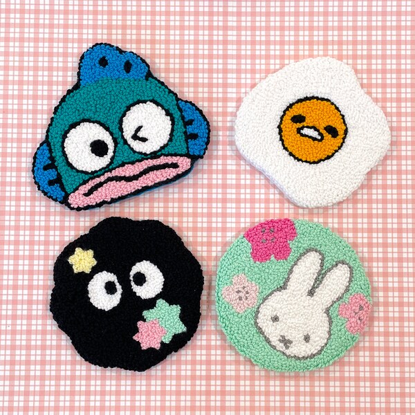 Punch Needle Coaster - Etsy