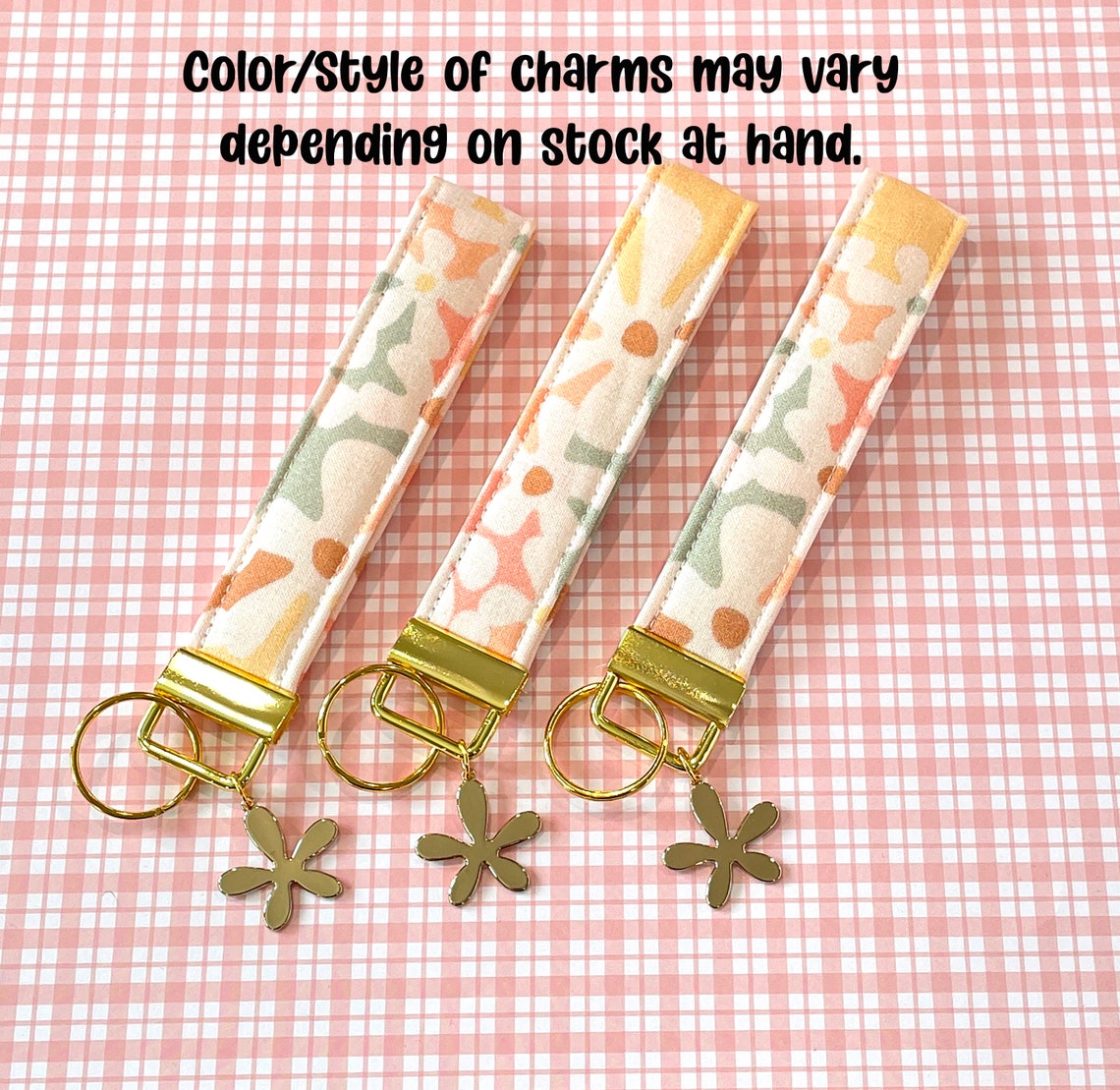 Retro Smiley Faces Key Fobs Keychain Wristlet Key Fobs Fun - Etsy