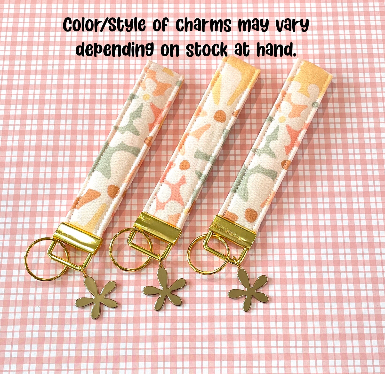 Retro Smiley Faces Key Fobs Keychain Wristlet Key Fobs Fun - Etsy