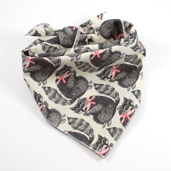 Raccoon With Bandana - Etsy