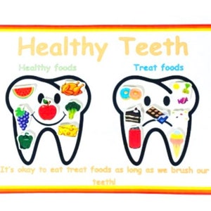 Healthy Teeth Activity Sheet - Etsy