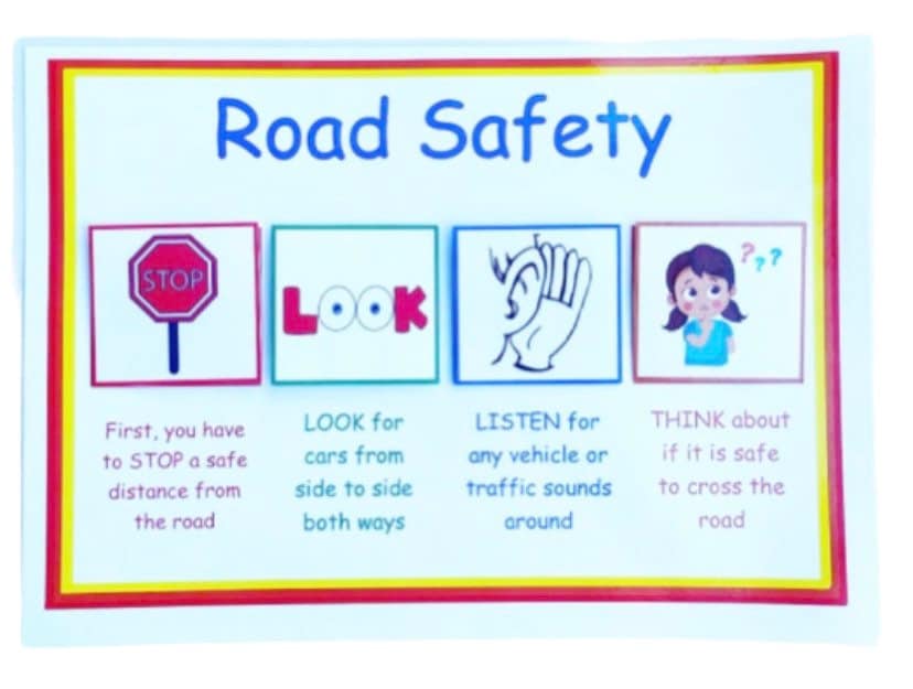 Road Safety Activity Sheet - Etsy UK