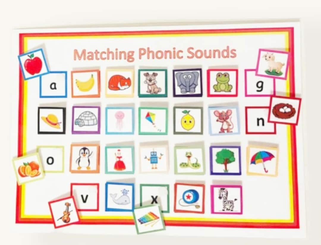 Phonics Activity Sheet - Etsy UK