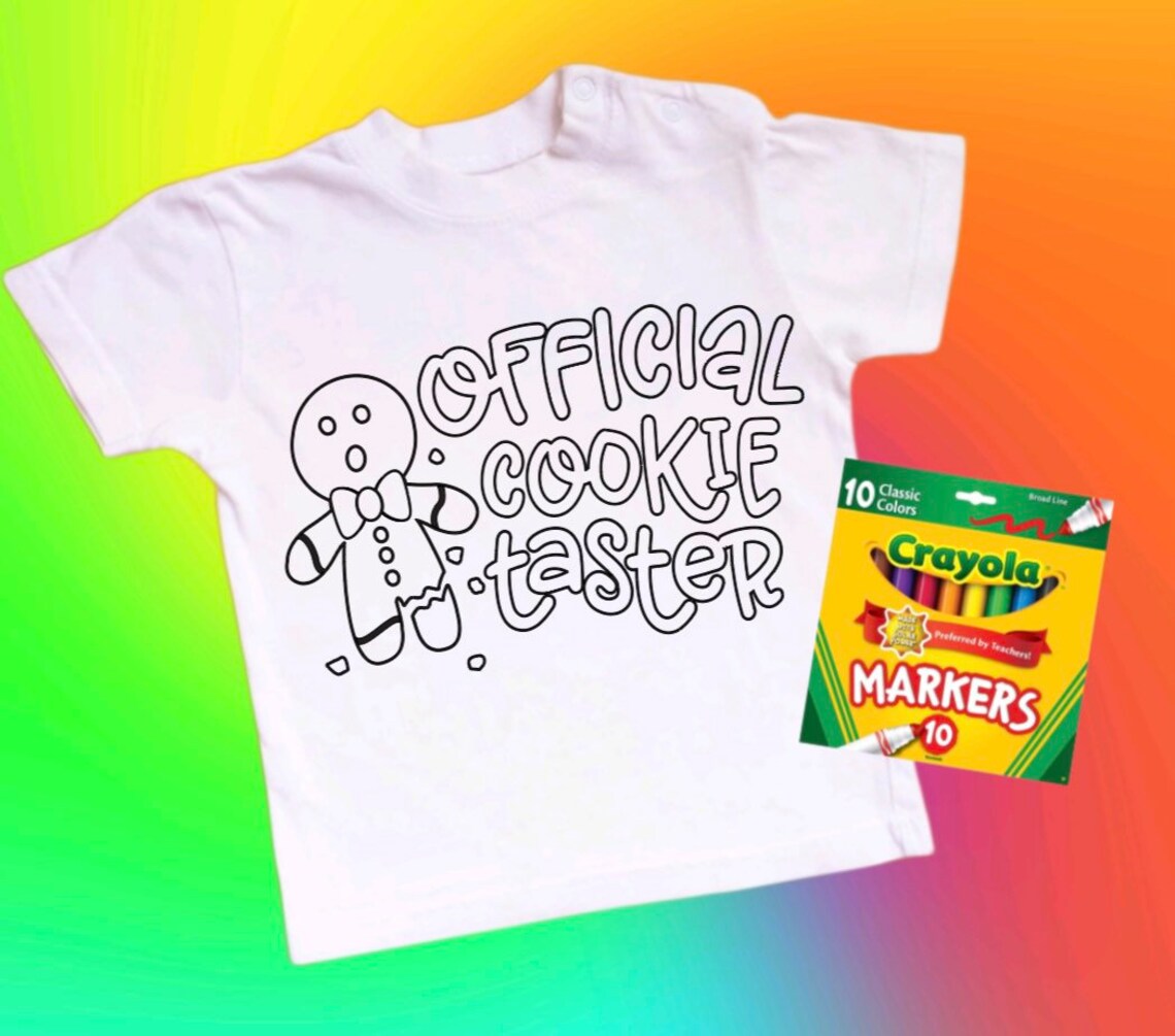 Coloring Shirt | Coloring Shirts | Washable | Reusable | Coloring Book ...