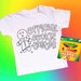 Coloring Shirt | Coloring Shirts | Washable | Reusable | Coloring Book ...