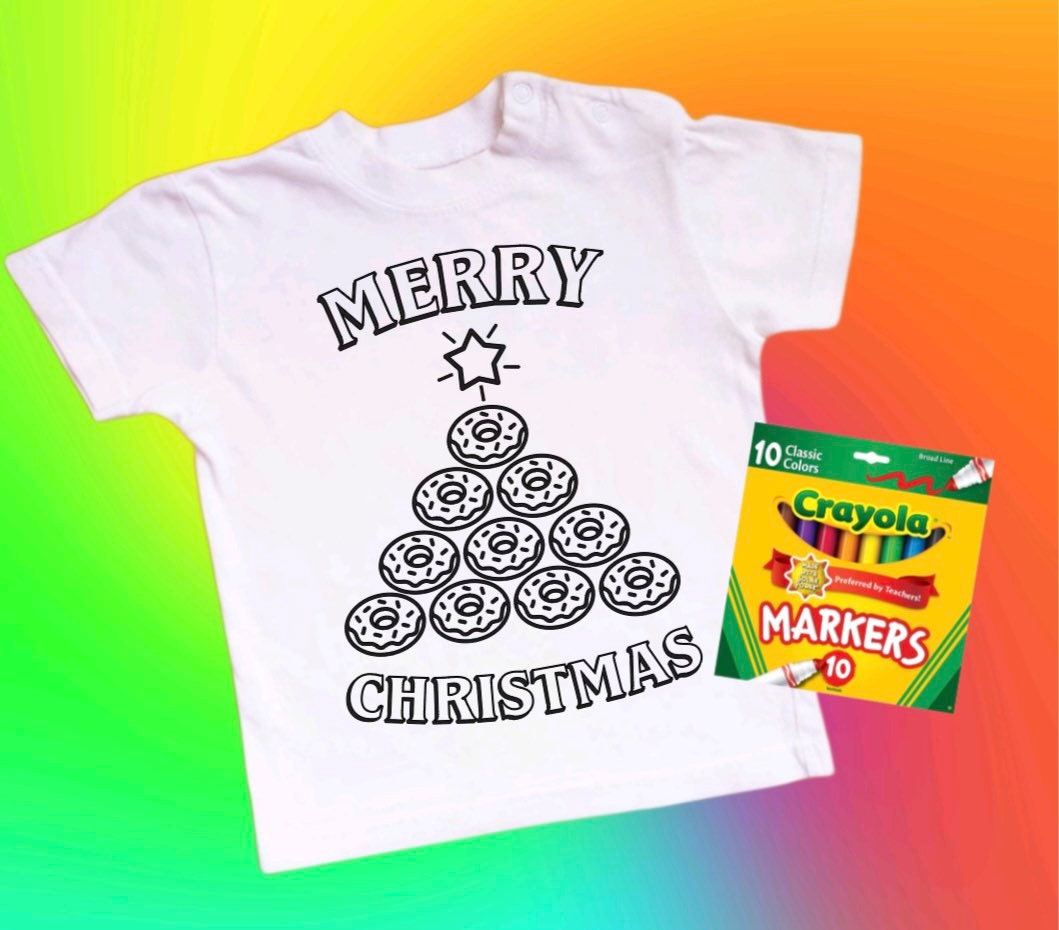 Coloring Shirt | Coloring Shirts | Washable | Reusable | Coloring Book ...