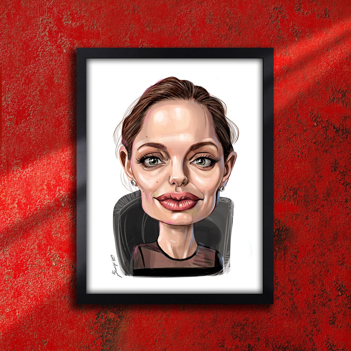 Angelina Jolie Cartoon
