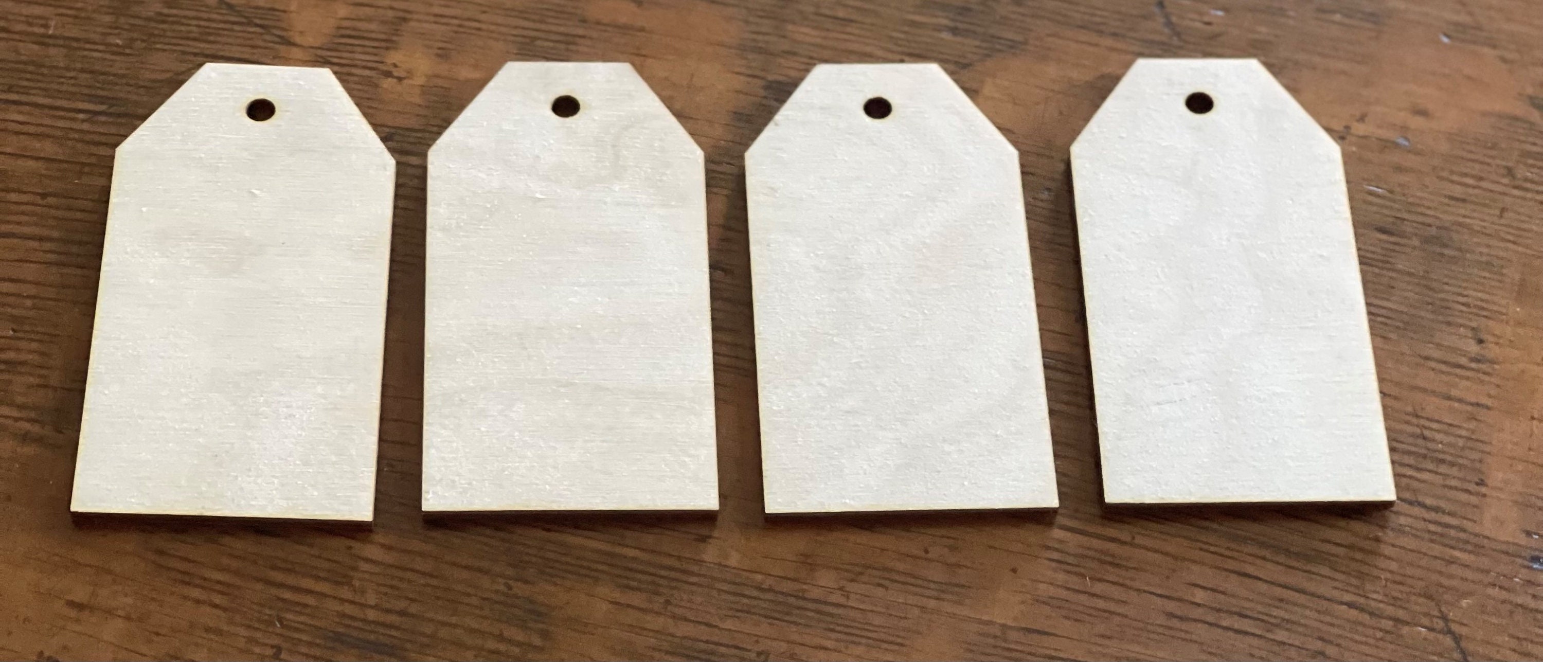 Wooden Price Tag Blanks 1/8" X 1-3/4" X 3" Lot of 25 Pieces - Etsy