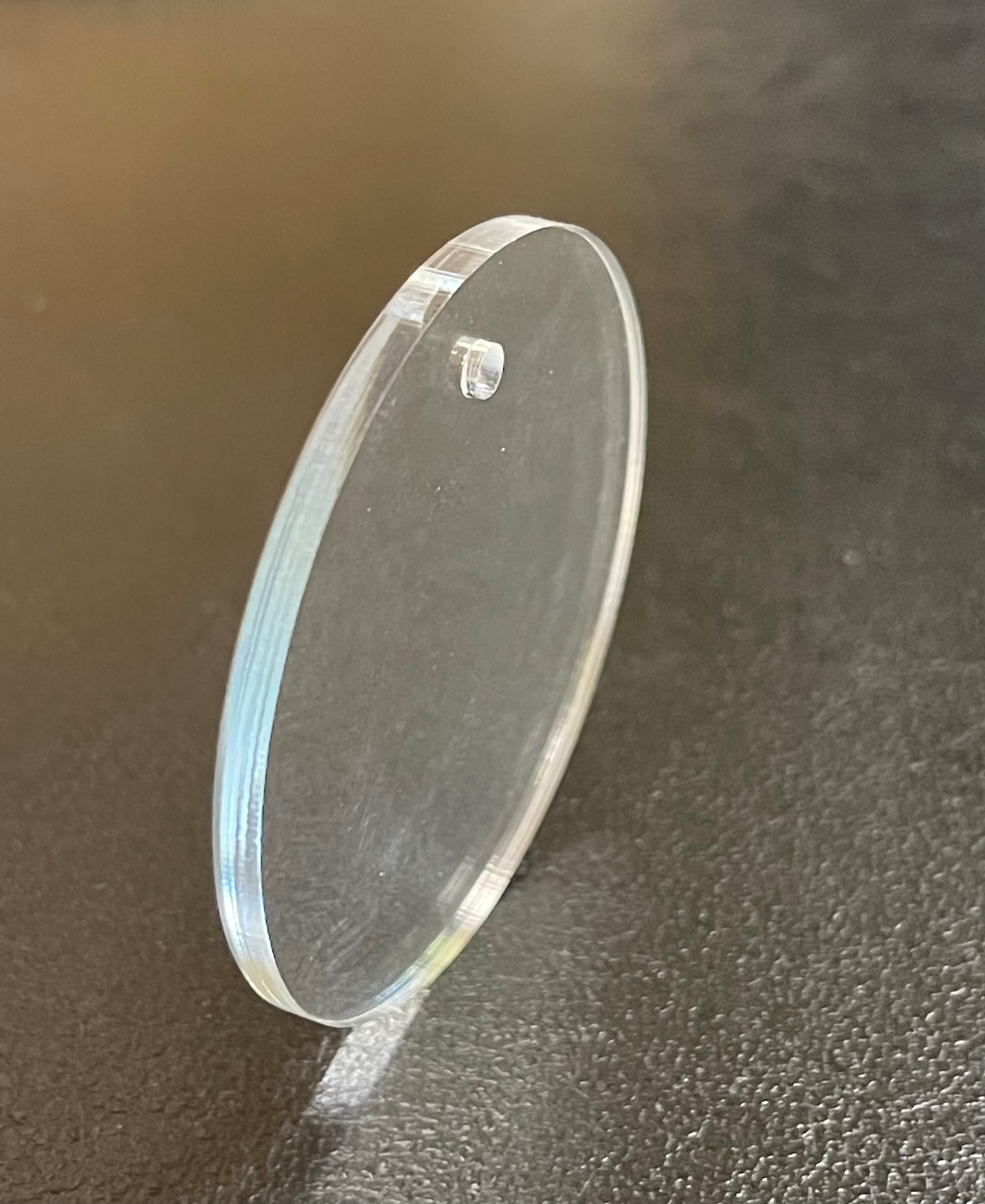 Set of 25 Round Clear Acrylic 2 Inch Disks With Center Hole - Etsy