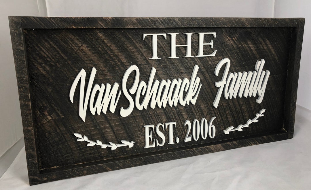 3D Wood Sign Rough Cut Pine With Custom Text and Graphics - Etsy