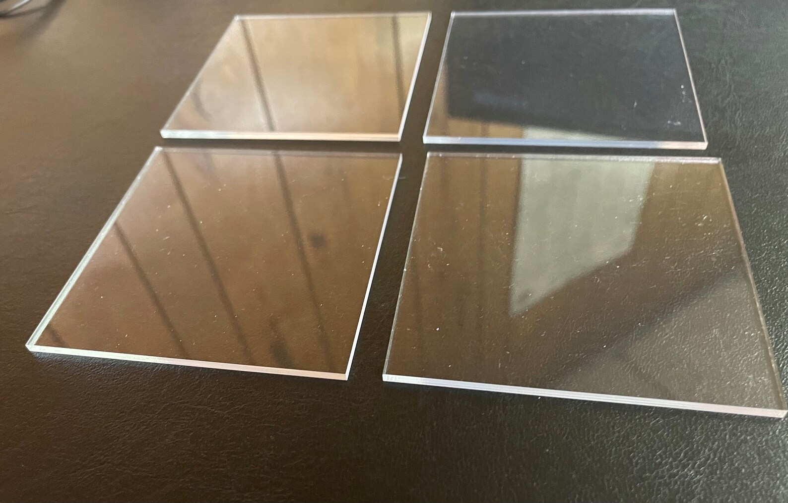 Clear Acrylic Coaster / Sheet 1/8" X 4" X 4" Set of 4 - Etsy