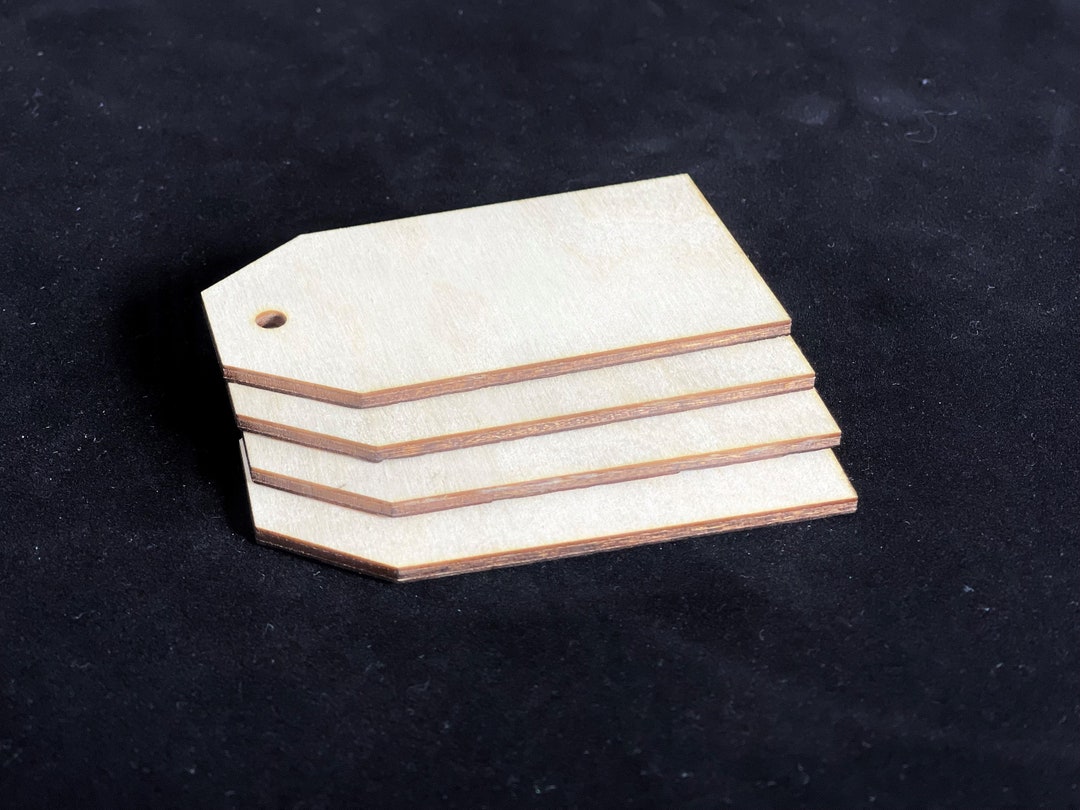 Wooden Price Tag Blanks 1/8" X 1-3/4" X 3" Lot of 25 Pieces - Etsy
