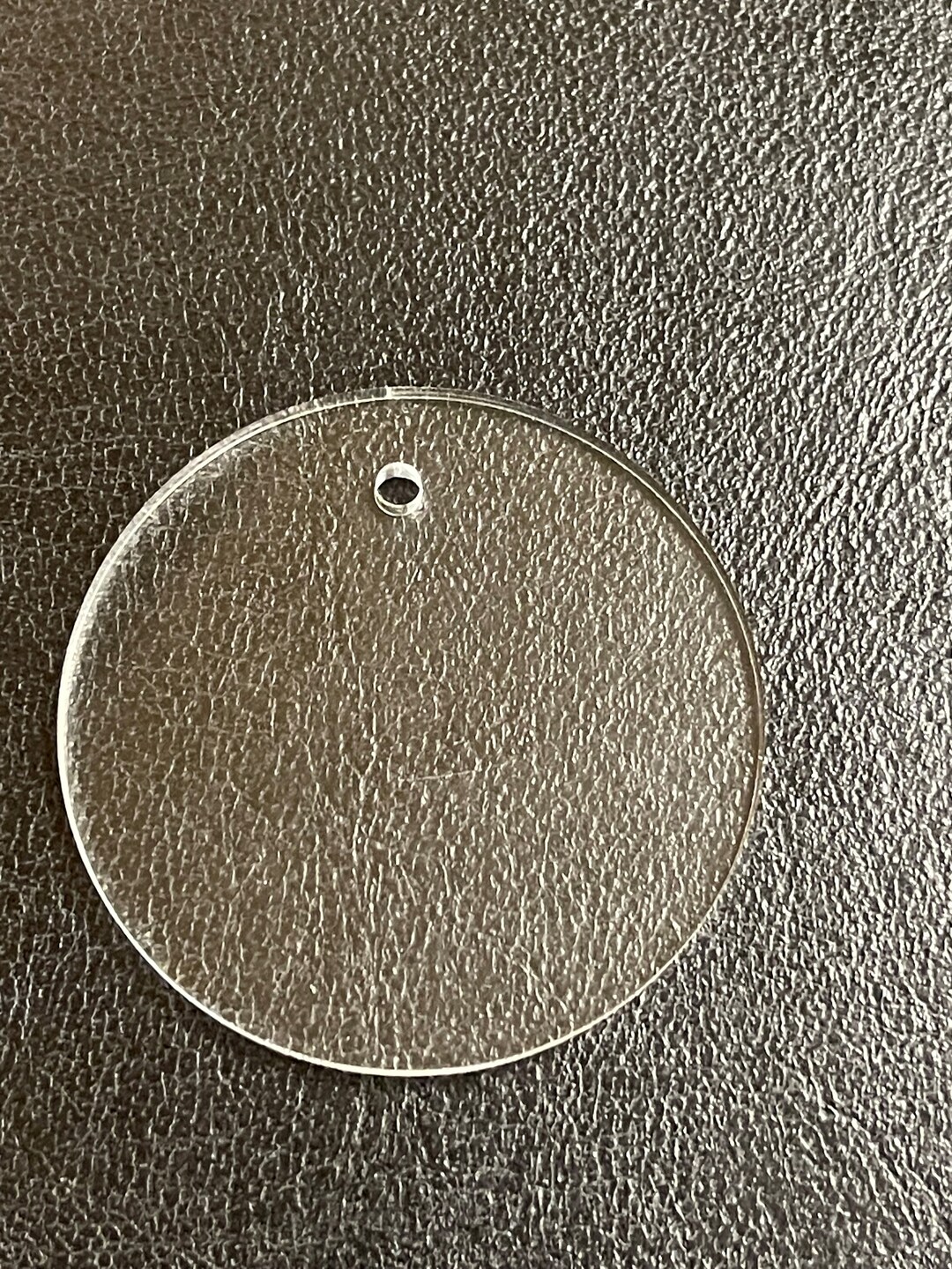 100 Round Clear Acrylic 1-1/2" Diameter With Center Hole for Crafting ...