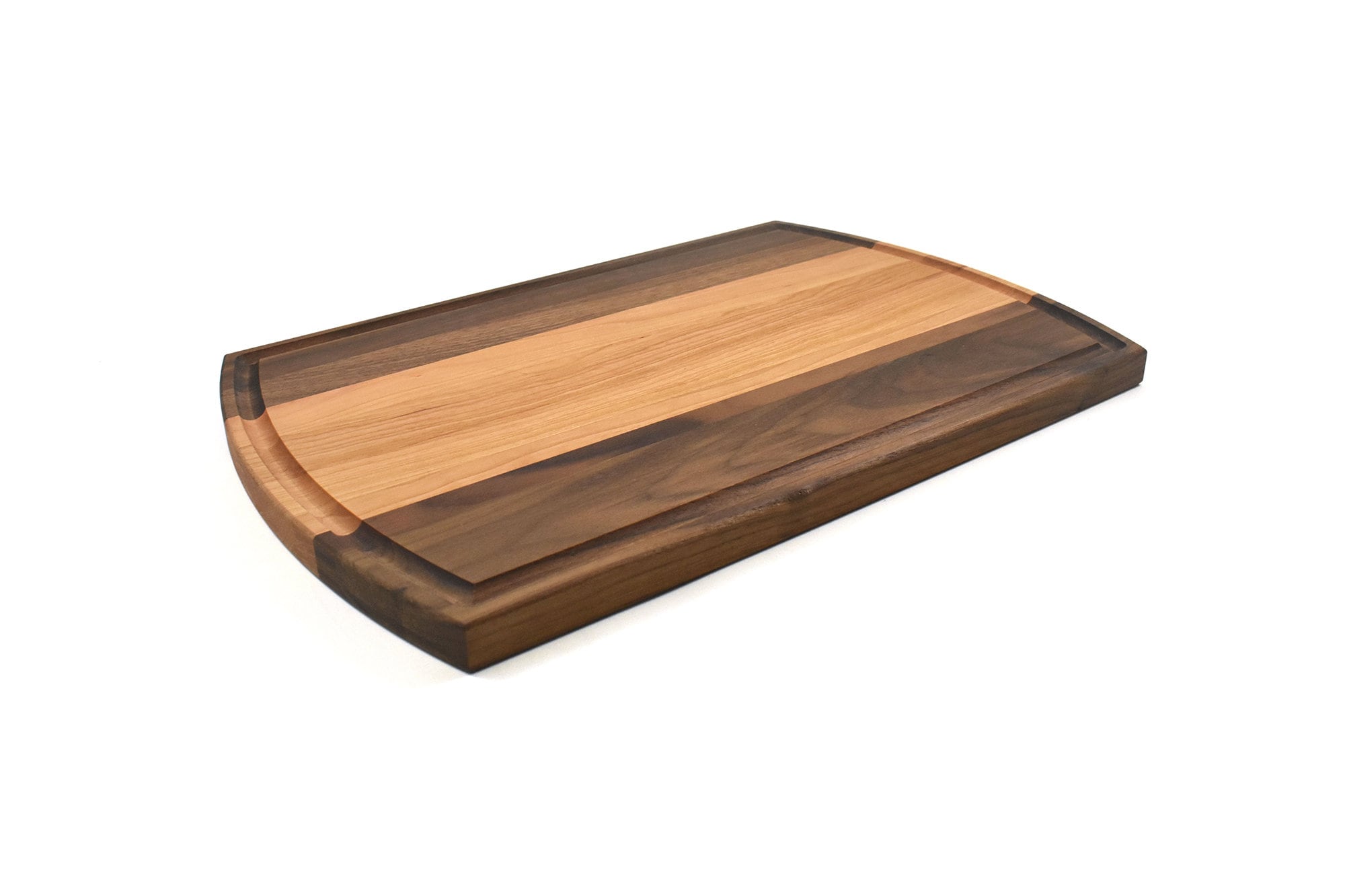 Large Arched Multi Wood Species Cutting Board - Etsy