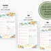 Watercolor Planner Bundle Printable Daily Weekly Monthly Blank Planner ...