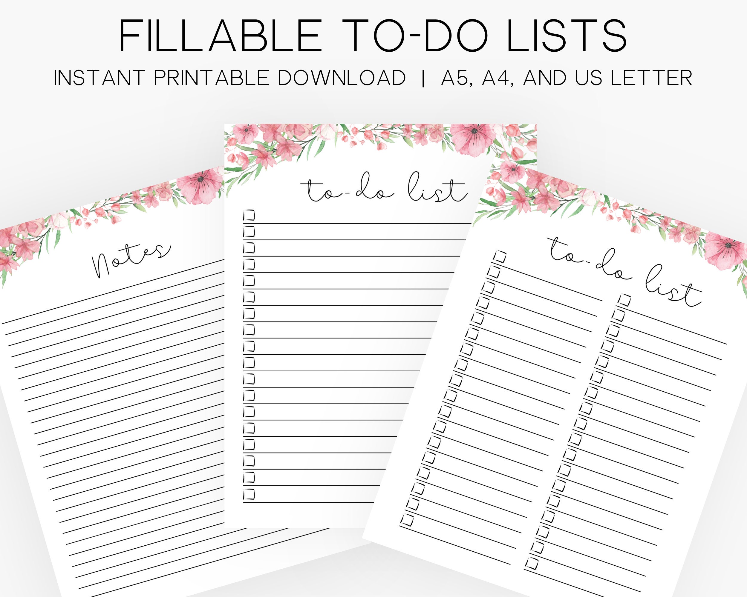 Cute Printable To Do Lists