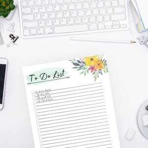 Watercolor Planner Bundle Printable | Daily Weekly Monthly Blank ...