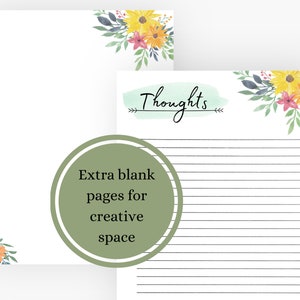 Watercolor Planner Bundle Printable | Daily Weekly Monthly Blank ...