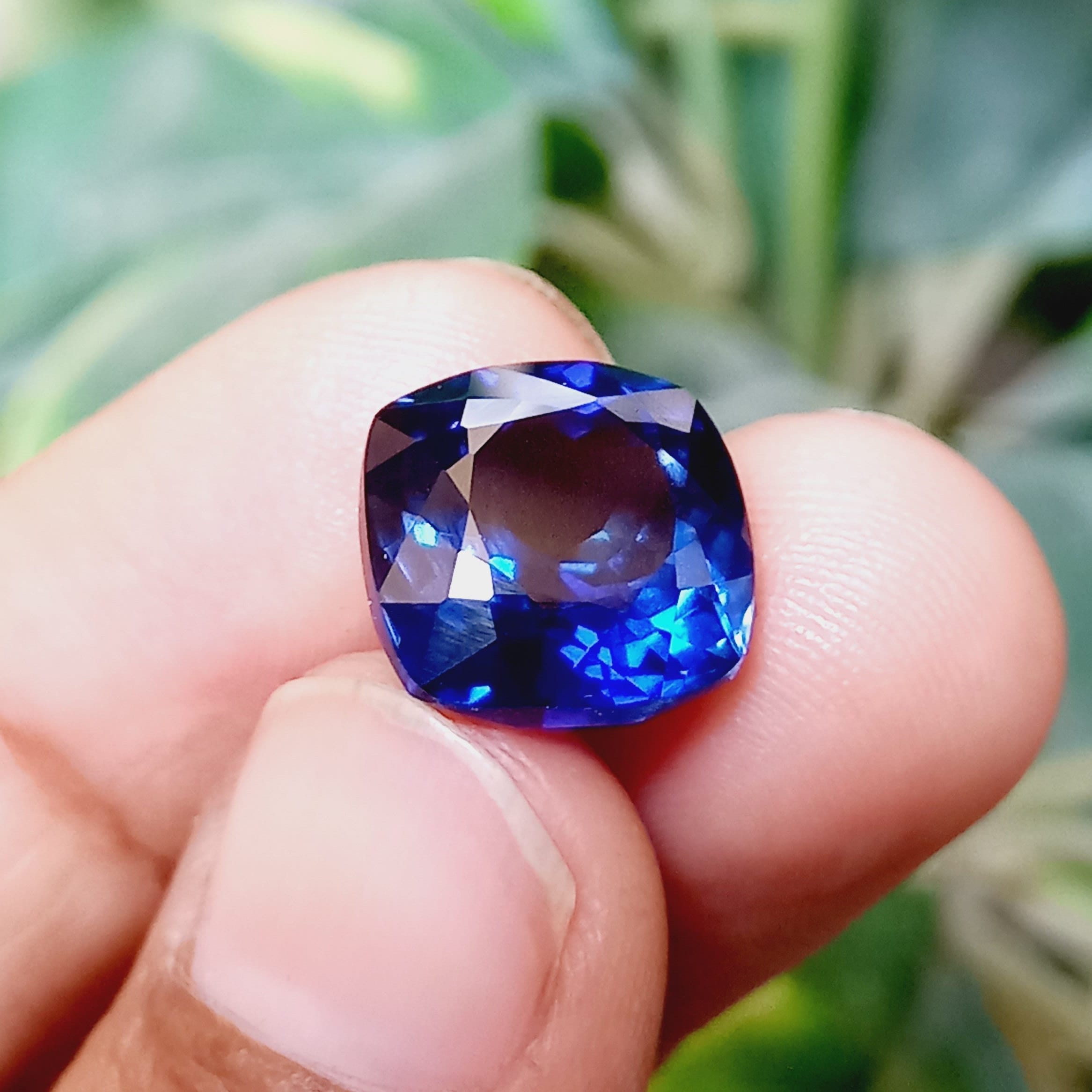 Natural Blue Sapphire 7.25 Cts. Cushion Shape Cut, Gemstone September ...