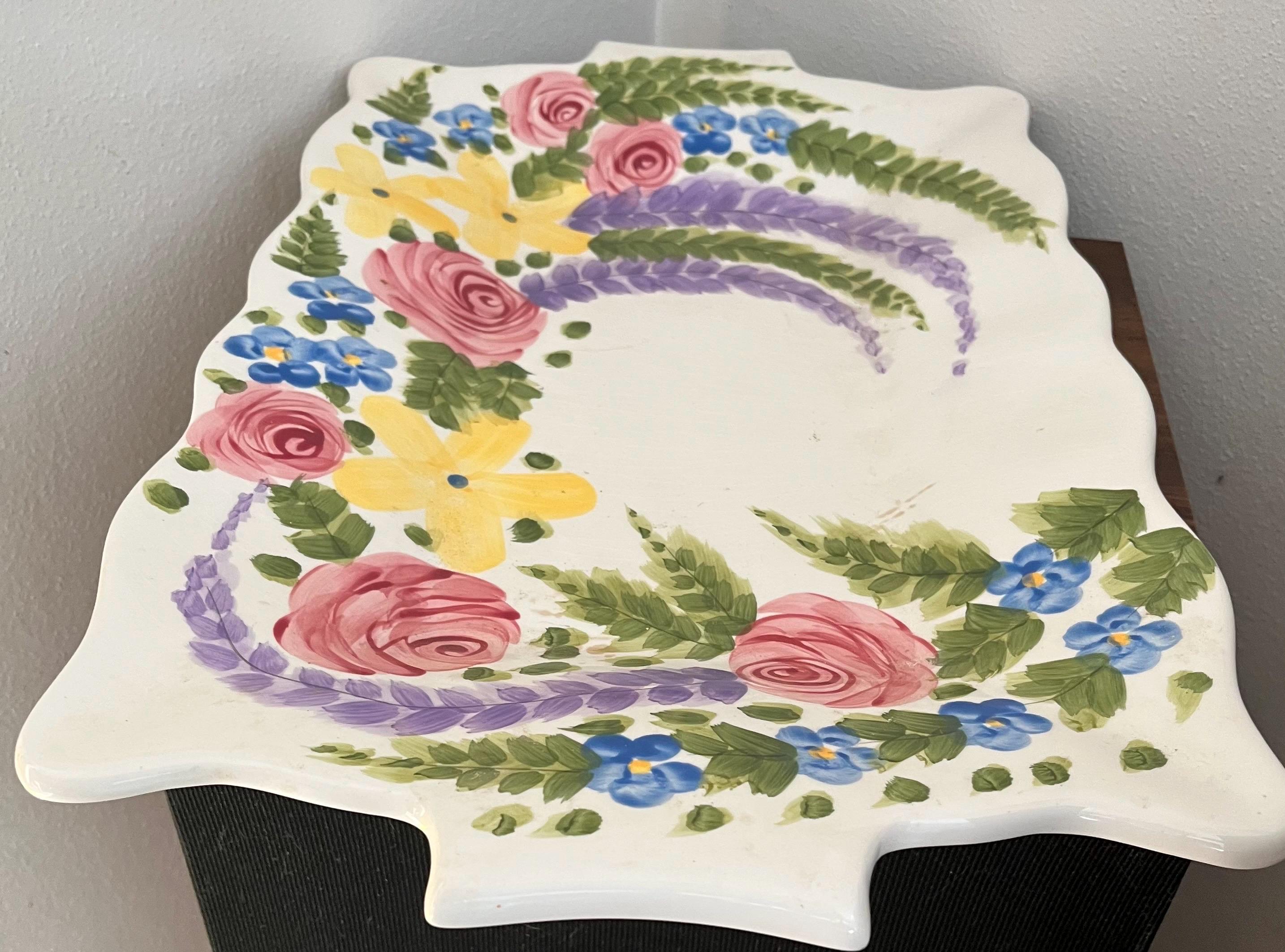 Vintage Jardine Tabletop Gallery Platter - Etsy
