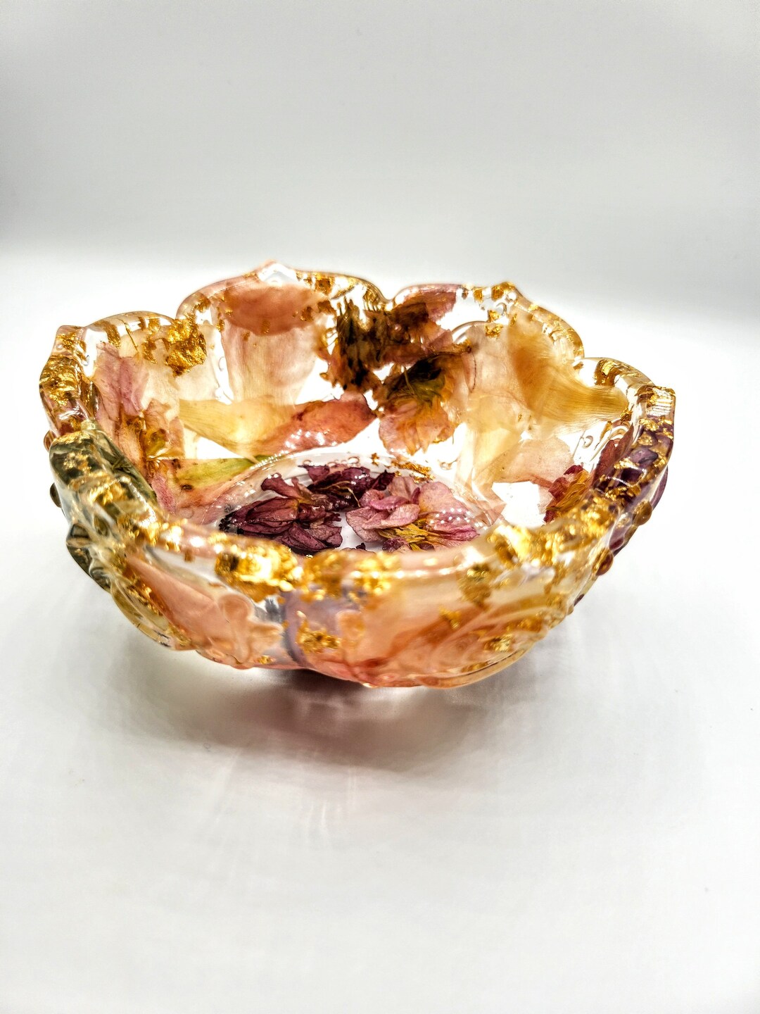 Floral Keepsake Jewelry Dish | Bridal Bouquet Preservation | Lotus ...