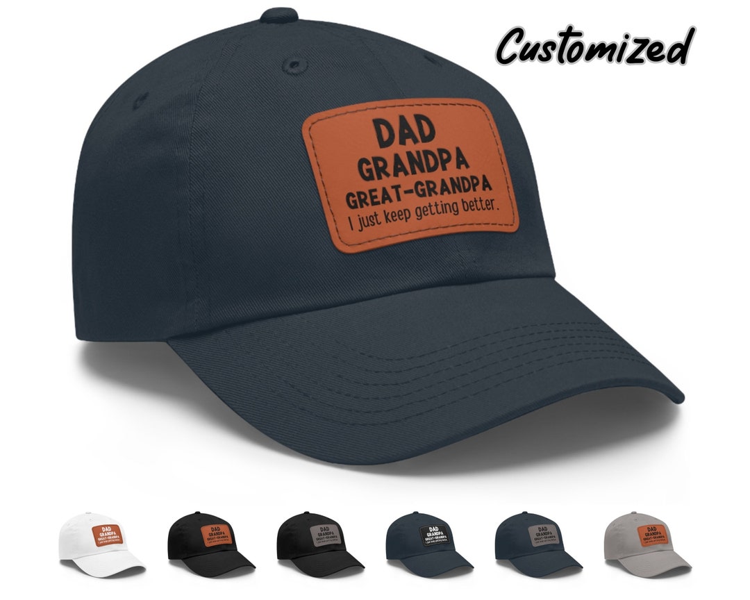 Dad Grandpa Great Grandpa Hat, Great Grandpa Hat, Gift for Great ...