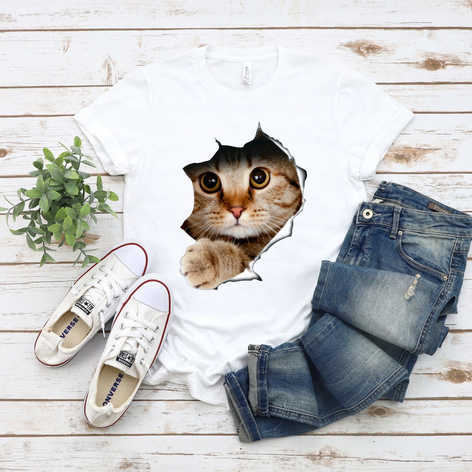 Funny Cat Shirt, Gifts for Cat Owners, Cat Lovers Shirt, 3D Shirt, Cute ...