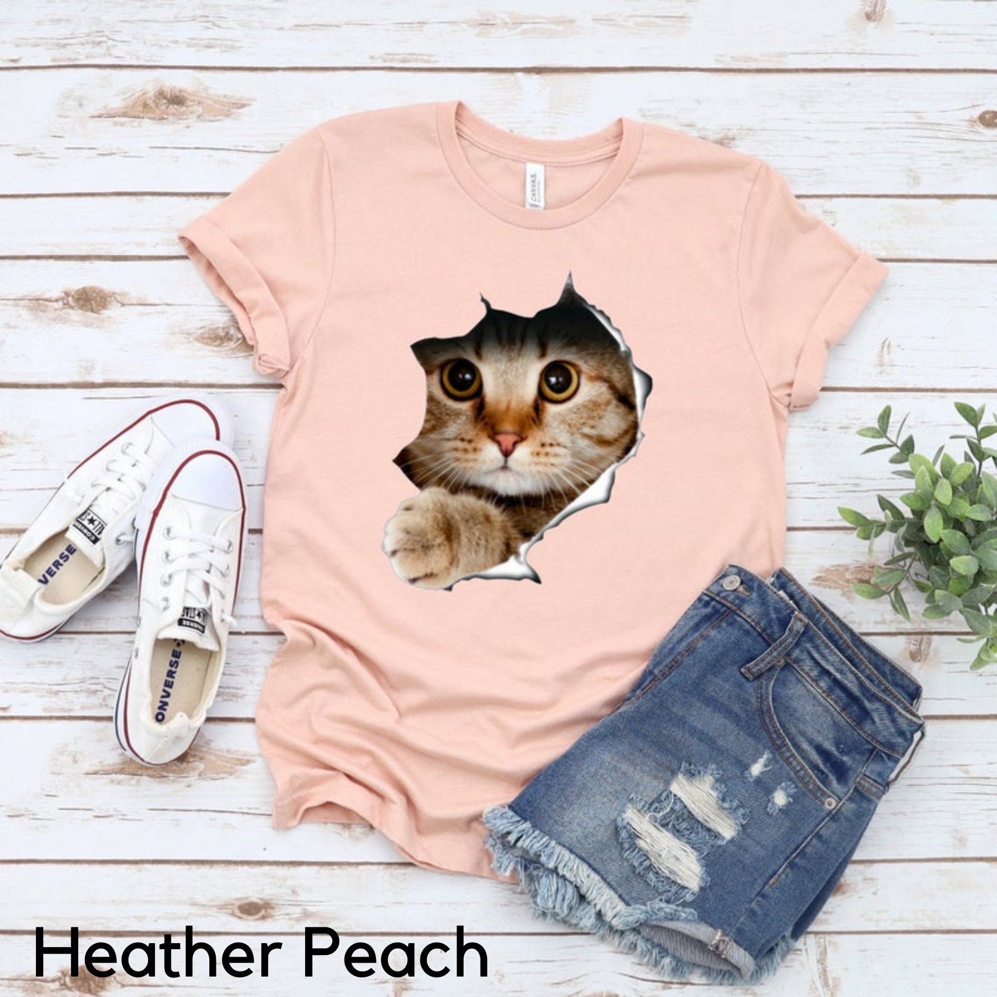 Funny Cat Shirt, Gifts for Cat Owners, Cat Lovers Shirt, 3D Shirt, Cute ...